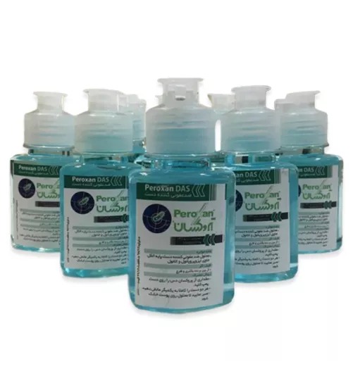 بررسی و خرید محلول ضد عفونی کننده دست peroxan | طب تولید