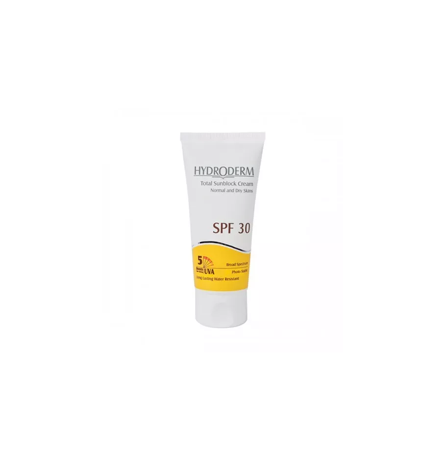 بررسی و خرید کرم ضد آفتاب هیدرودرم Hydroderm با SPF30 حجم 50 میلی لیتر